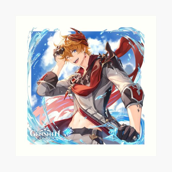 "Genshin Impact - Childe Official Birthday Artwork 2021" Art Print by ...
