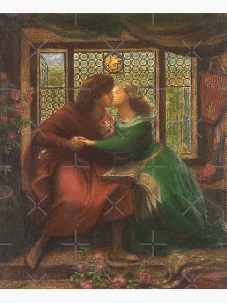Paolo And Francesca Da Rimini (1867) By Dante Gabriel Rossetti Premium ...