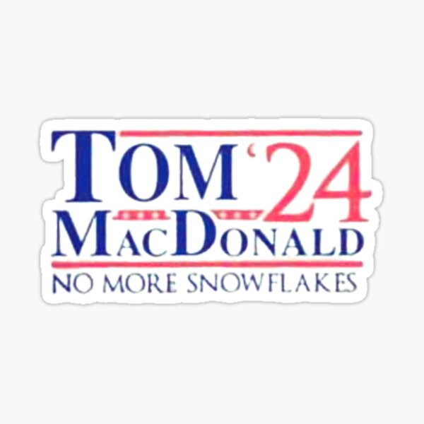 "tom macdonald" Sticker for Sale by jassemr | Redbubble