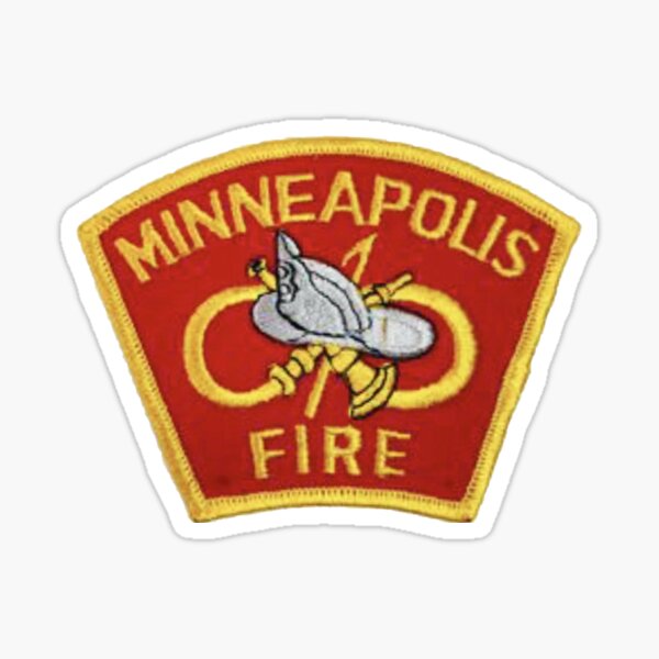 "Minneapolis Fire Department" Sticker for Sale by lawrencebaird | Redbubble