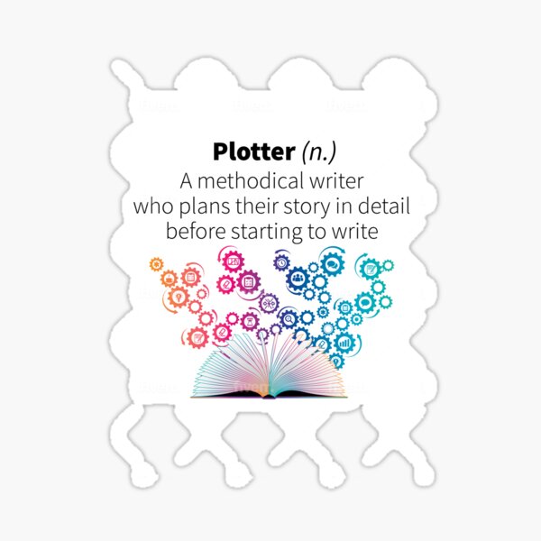 "Writing Plotter / Plotting Writer" Sticker for Sale by StoriesAwakened ...