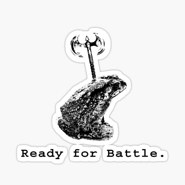 "Ready for Battle" Sticker for Sale by apollocreed | Redbubble