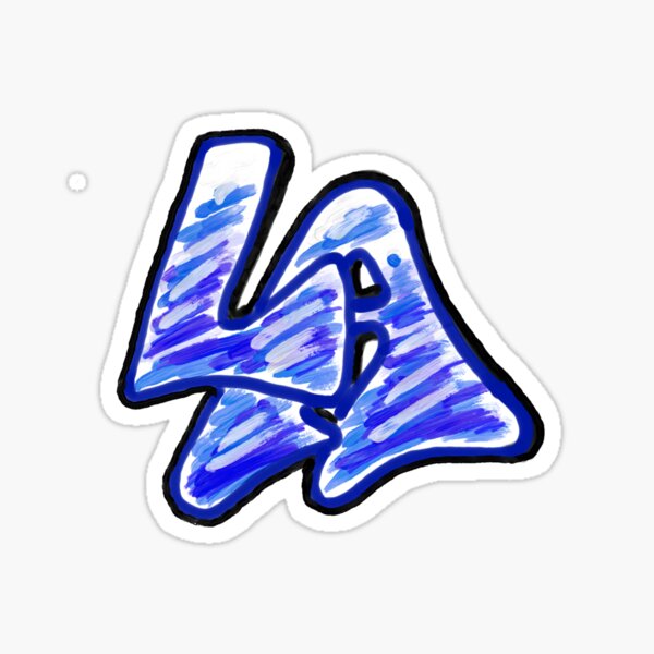 "LA Graffiti Art" Sticker by baddickdesign | Redbubble