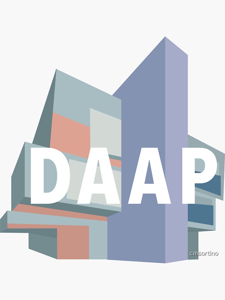"DAAP" Sticker for Sale by cmsortino | Redbubble