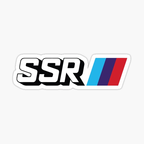 "SSR" Sticker for Sale by CritcalMass | Redbubble
