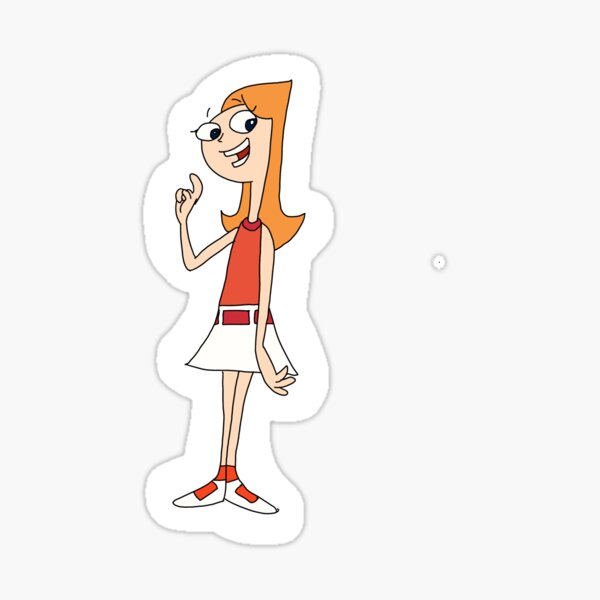 "candace flynn" Sticker for Sale by DreamArt23 | Redbubble