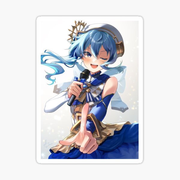 "Hoshimachi Suisei" Sticker for Sale by TheDongerLords | Redbubble