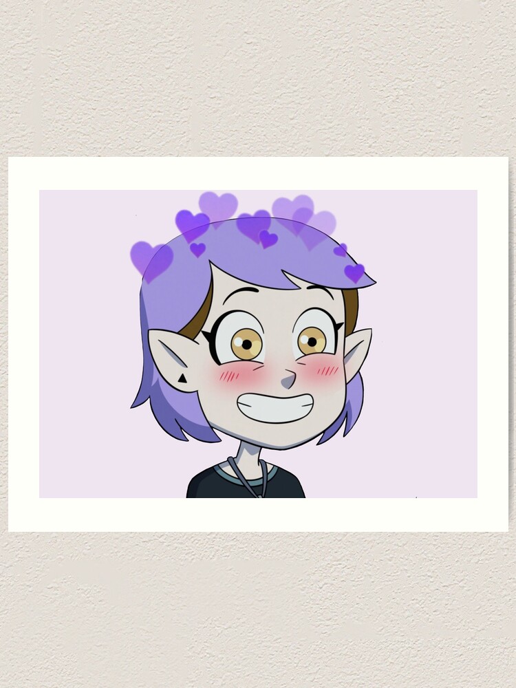 "happy blushing amity blight with new hair from the owl house season ...