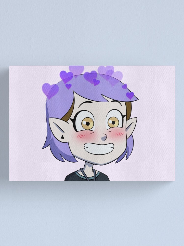 "happy blushing amity blight with new hair from the owl house season ...