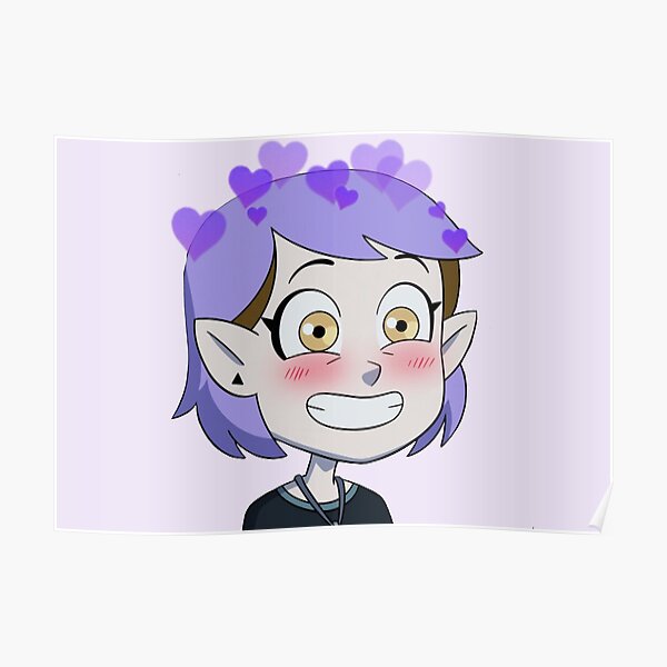 "happy blushing amity blight with new hair from the owl house season ...