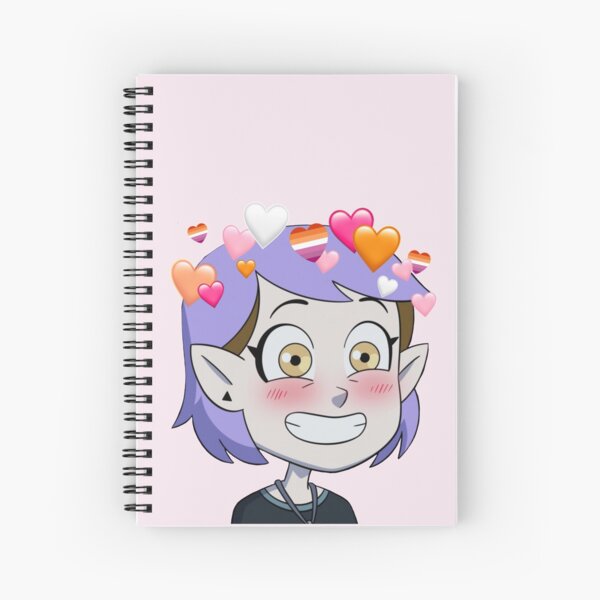 "happy blushing amity blight with new hair from the owl house season ...
