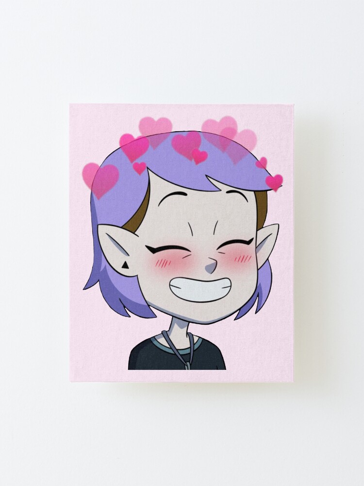 "happy blushing amity blight with new hair from the owl house season ...