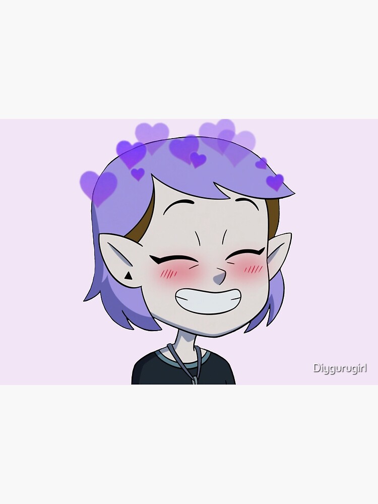 "happy blushing amity blight with new hair from the owl house season ...