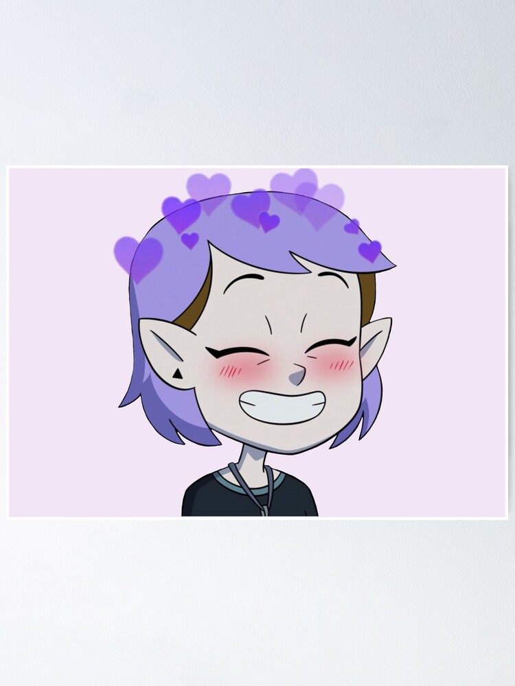 "happy blushing amity blight with new hair from the owl house season ...