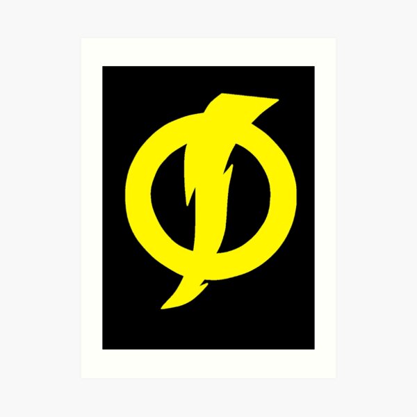 "Static Shock Symbol" Art Print for Sale by Pluph | Redbubble