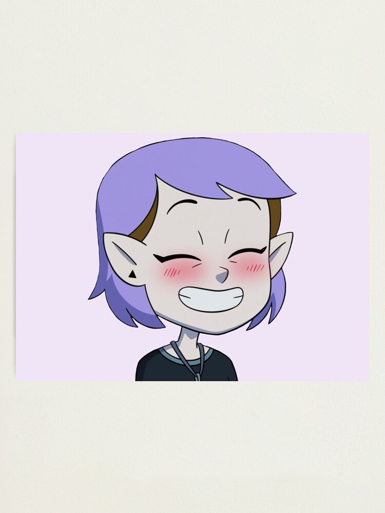 "happy blushing amity blight with new hair from the owl house season ...