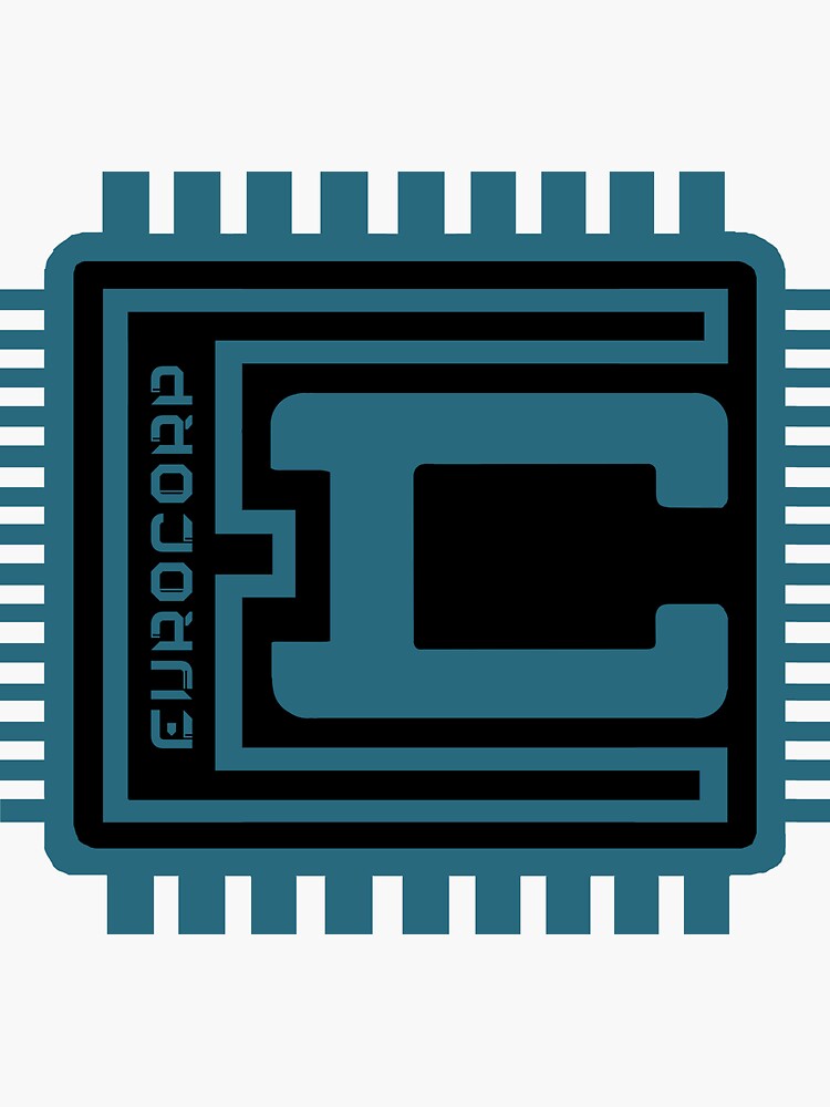 "Eurocorp logo" Sticker for Sale by Tobias-Kane | Redbubble