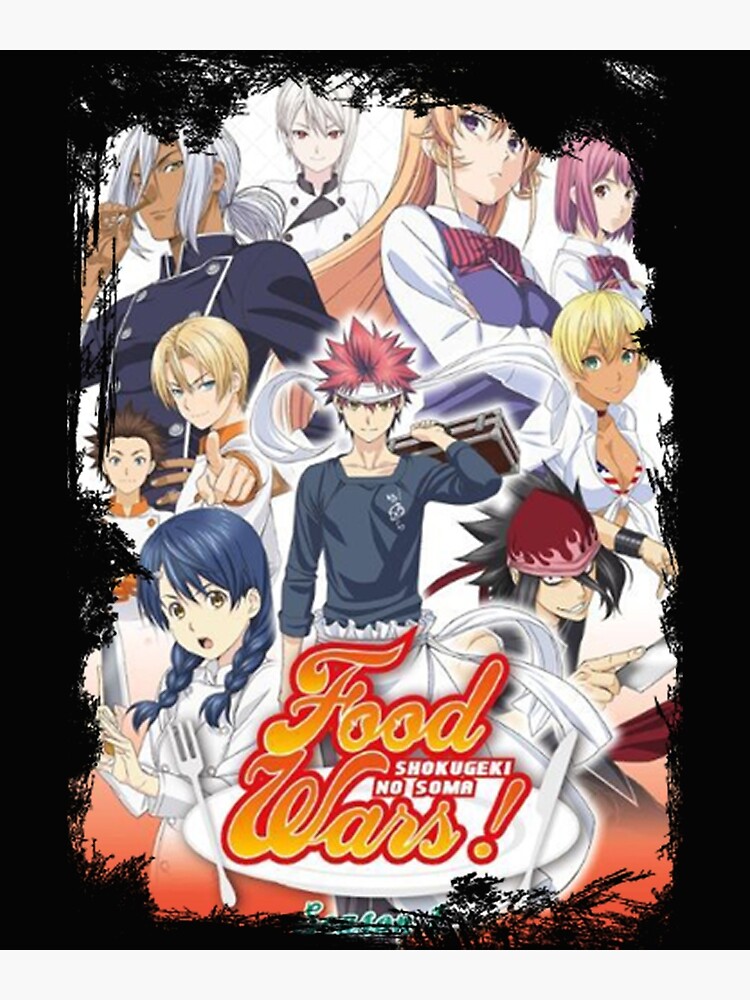 "Food Wars Characters Food Wars Shokugeki no Soma Anime Grunge Border ...