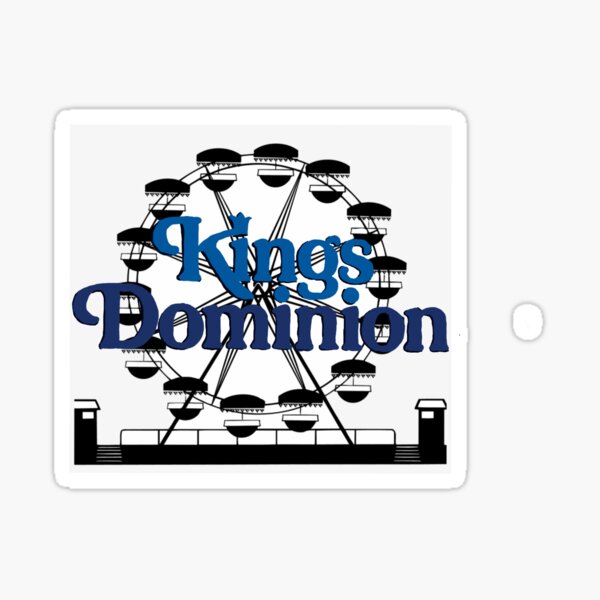 "Kings dominion logo " Sticker for Sale by gamerpeach | Redbubble