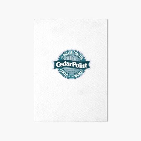 "Cedar Point logo" Art Board Print by gamerpeach | Redbubble