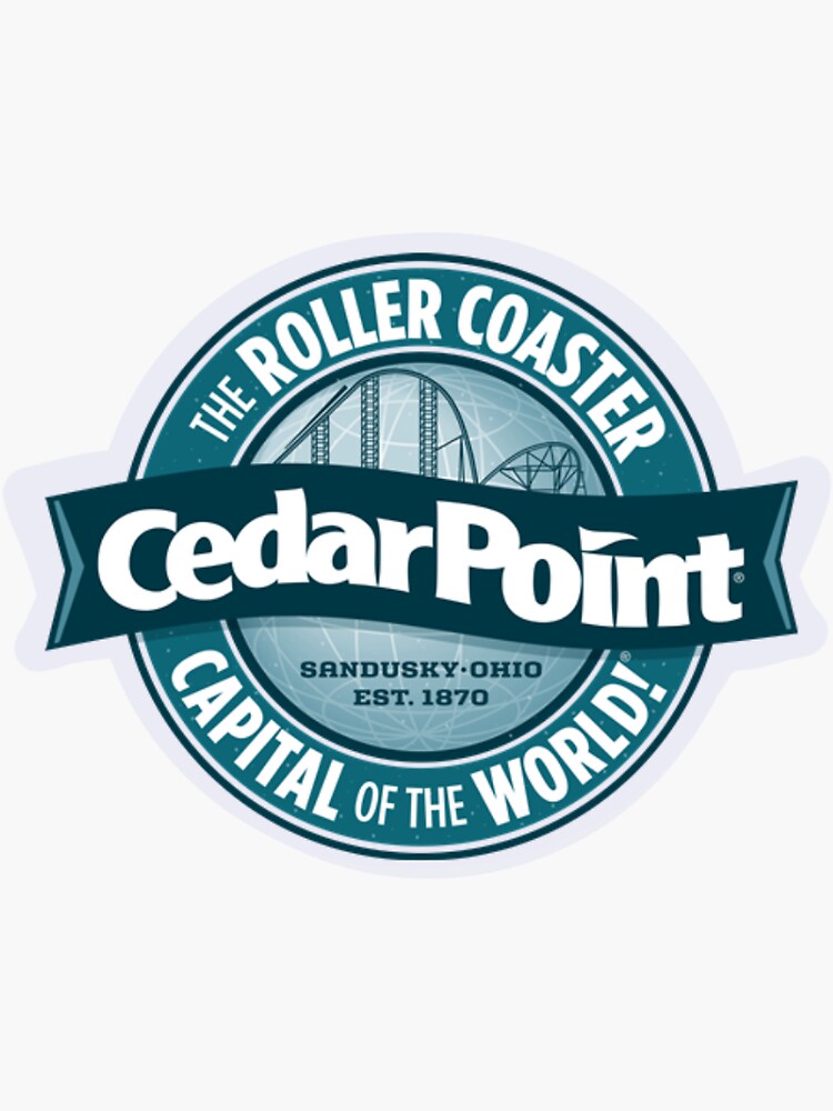 "Cedar Point logo" Sticker for Sale by gamerpeach | Redbubble