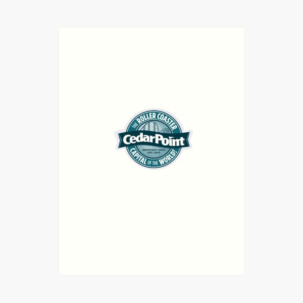 "Cedar Point logo" Art Print for Sale by gamerpeach | Redbubble