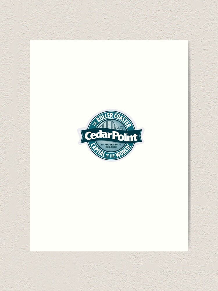 "Cedar Point logo" Art Print for Sale by gamerpeach | Redbubble