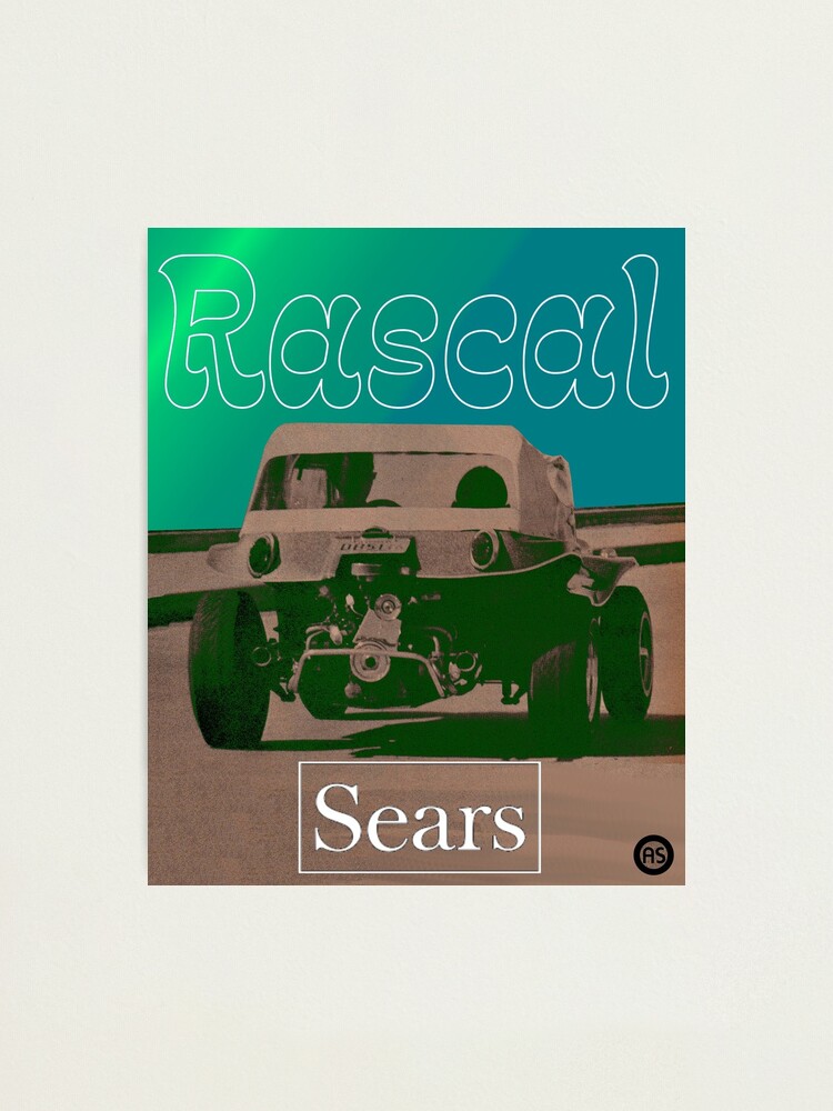 "Vintage Sears Rascal Dunebuggy Poster - Re-Imagined" Photographic ...