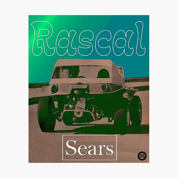 "Vintage Sears Rascal Dunebuggy Poster - Re-Imagined" Photographic ...