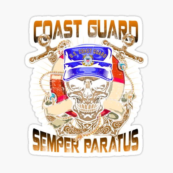"U.S. Coast Guard Shirt Original USCG SEMPER PARATUS" Sticker for Sale ...