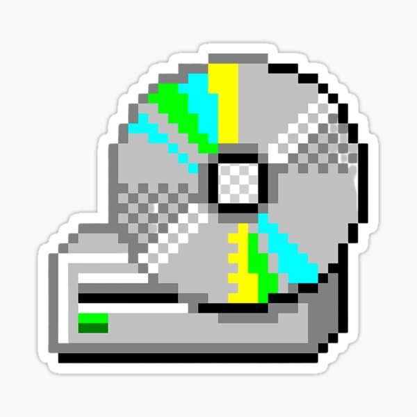 "Windows 95 CD-ROM icon" Sticker for Sale by Double-Ghost | Redbubble