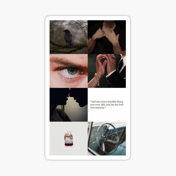 "Delena Aesthetic" Sticker for Sale by aesthtic | Redbubble