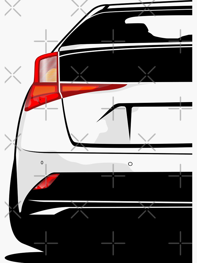 "Prius" Sticker for Sale by DarkPapper | Redbubble