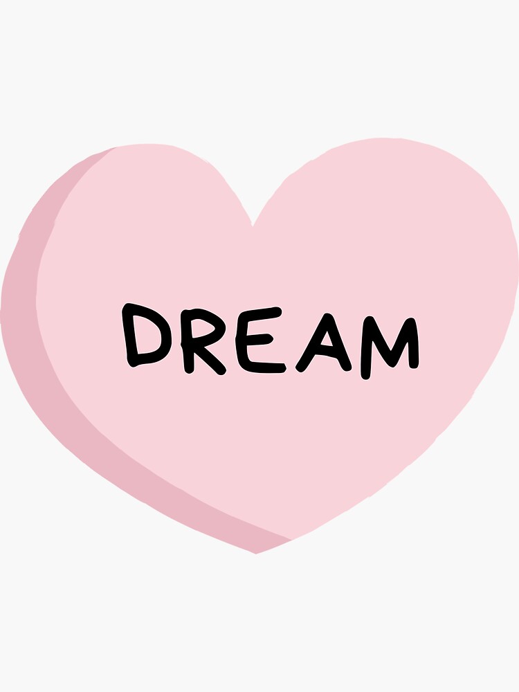 "Dream heart" Sticker for Sale by artlushdesigns | Redbubble