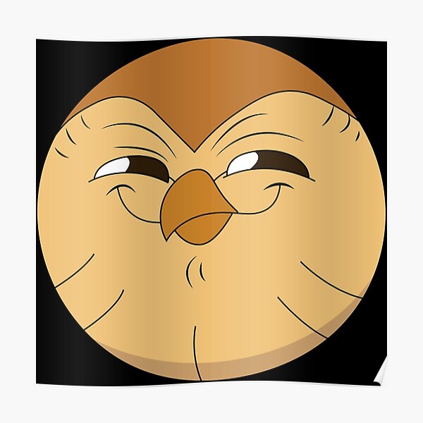 "Smiling Hooty The Owl House" Poster for Sale by Migi-Desu | Redbubble
