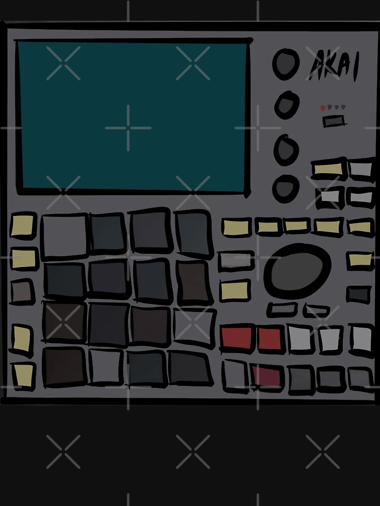 "Akai MPC One Drum Machine" T-shirt for Sale by Moodyworks | Redbubble ...