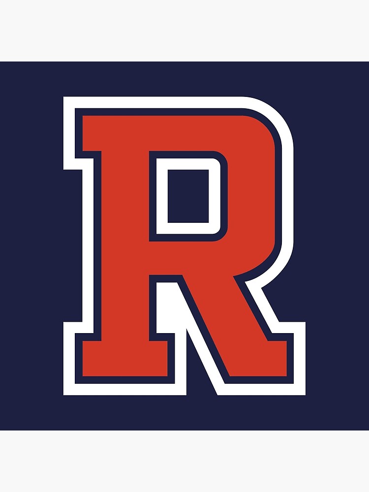 "Letter R, Initial R Varsity style in Red" Poster for Sale by ...