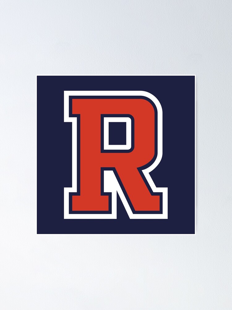 "Letter R, Initial R Varsity style in Red" Poster for Sale by ...
