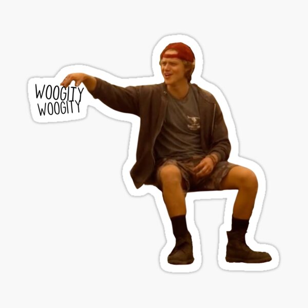 "JJ Season 2 Woogity Woogity" Sticker for Sale by obxforever | Redbubble