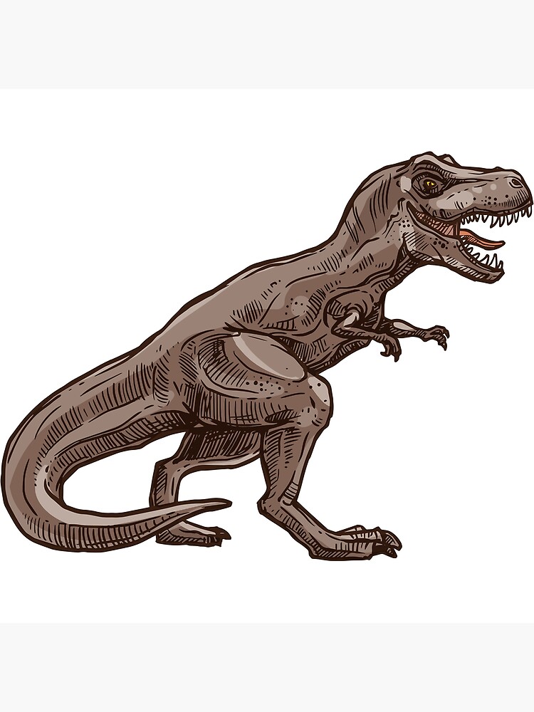 "Tyrannosaurus T-Rex - Simple Design" Poster for Sale by PandaSoul ...