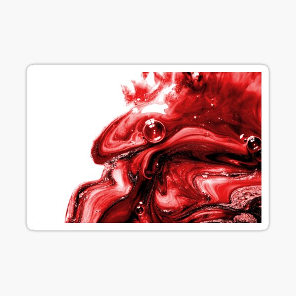 "Blood puddle" Sticker for Sale by Lustkill | Redbubble