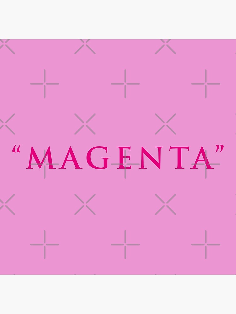 "Megenta" Poster for Sale by Creative-M | Redbubble
