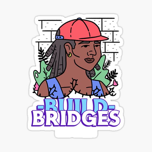 "Immigration T-ShirtBuild a bridges" Sticker for Sale by GemaWatson ...