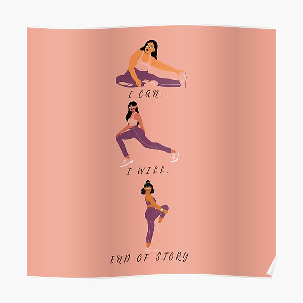 "A motivational design for working out " Poster for Sale by ...
