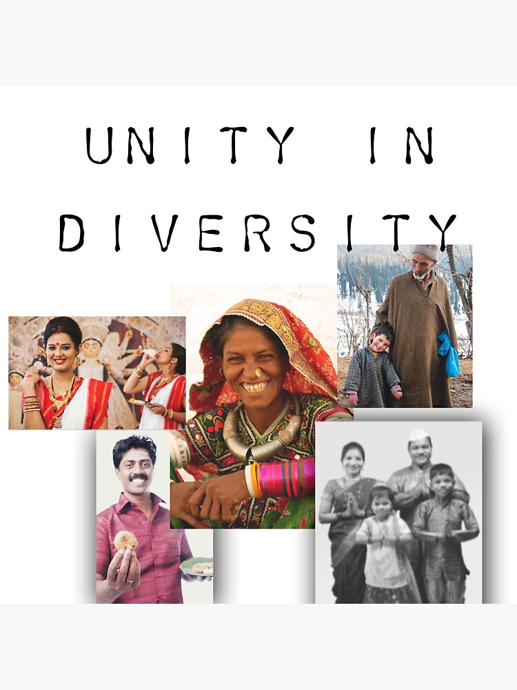 "Unity in diversity " Sticker for Sale by Jakky8888 | Redbubble