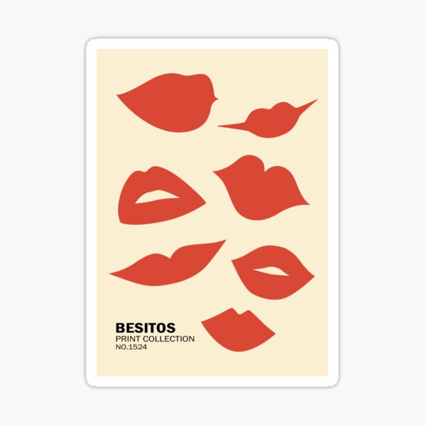 "Red lips, Kisses art print, Retro poster, Posters aesthetic, Museum ...