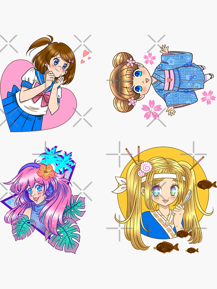 "Misc Collection 2 Sticker Pack" Sticker by FizzyVee | Redbubble