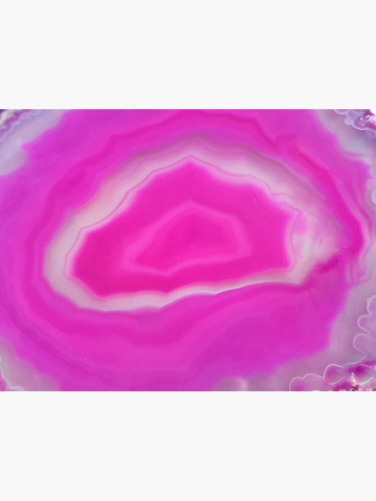 "Hot Pink agate geode. Bright pink Close up Crystal photography ...
