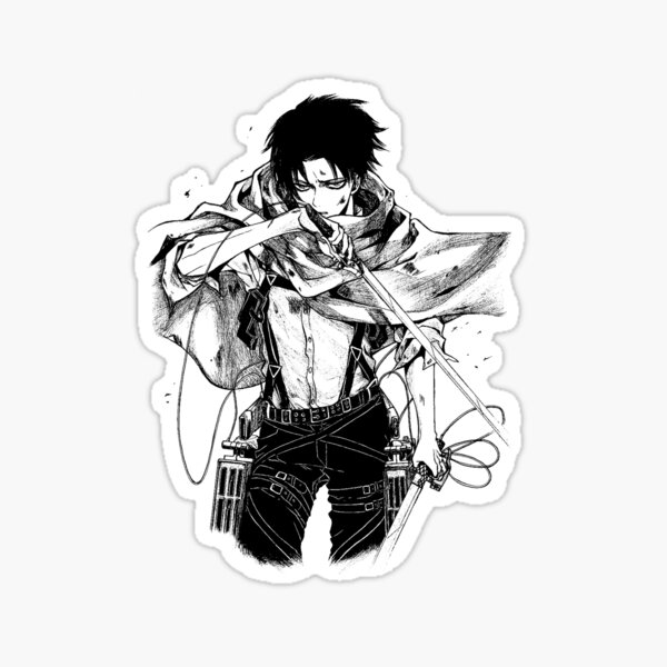 "Attack On Titan || Levi || Anime" Sticker for Sale by AnimeNinja ...