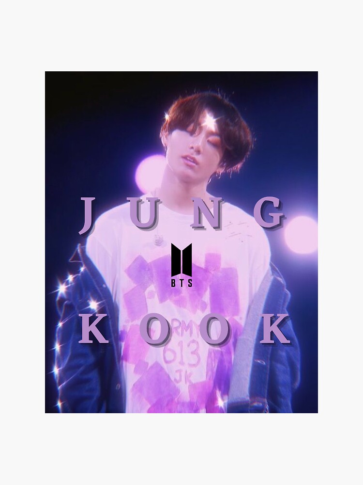 "BTS- Jung-Kook" Sticker for Sale by lilixjane | Redbubble